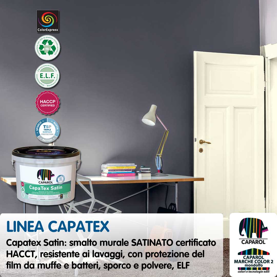 Capatex: la linea smalti murali Caparol - Caparol Marche Color 2